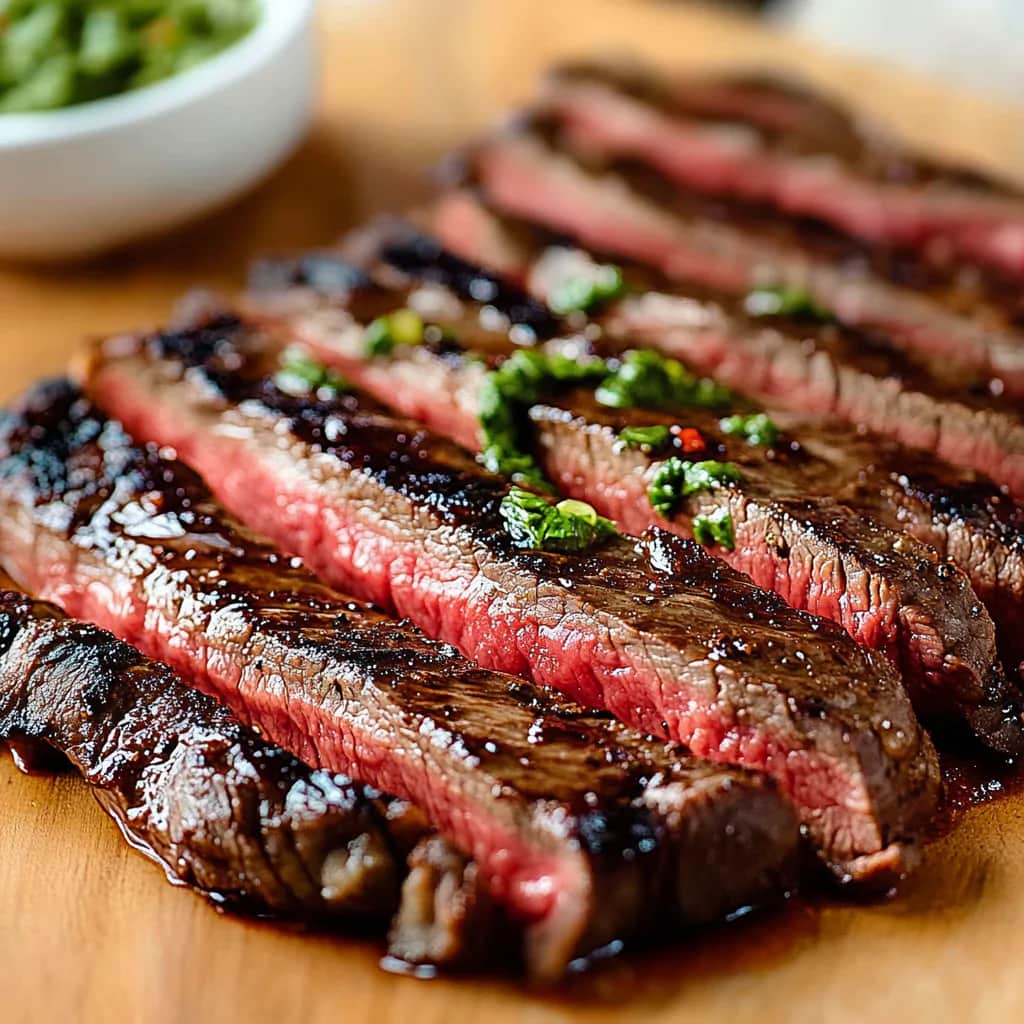 Easy Bobby Flay Grilled Marinated Flank Steak Recipe